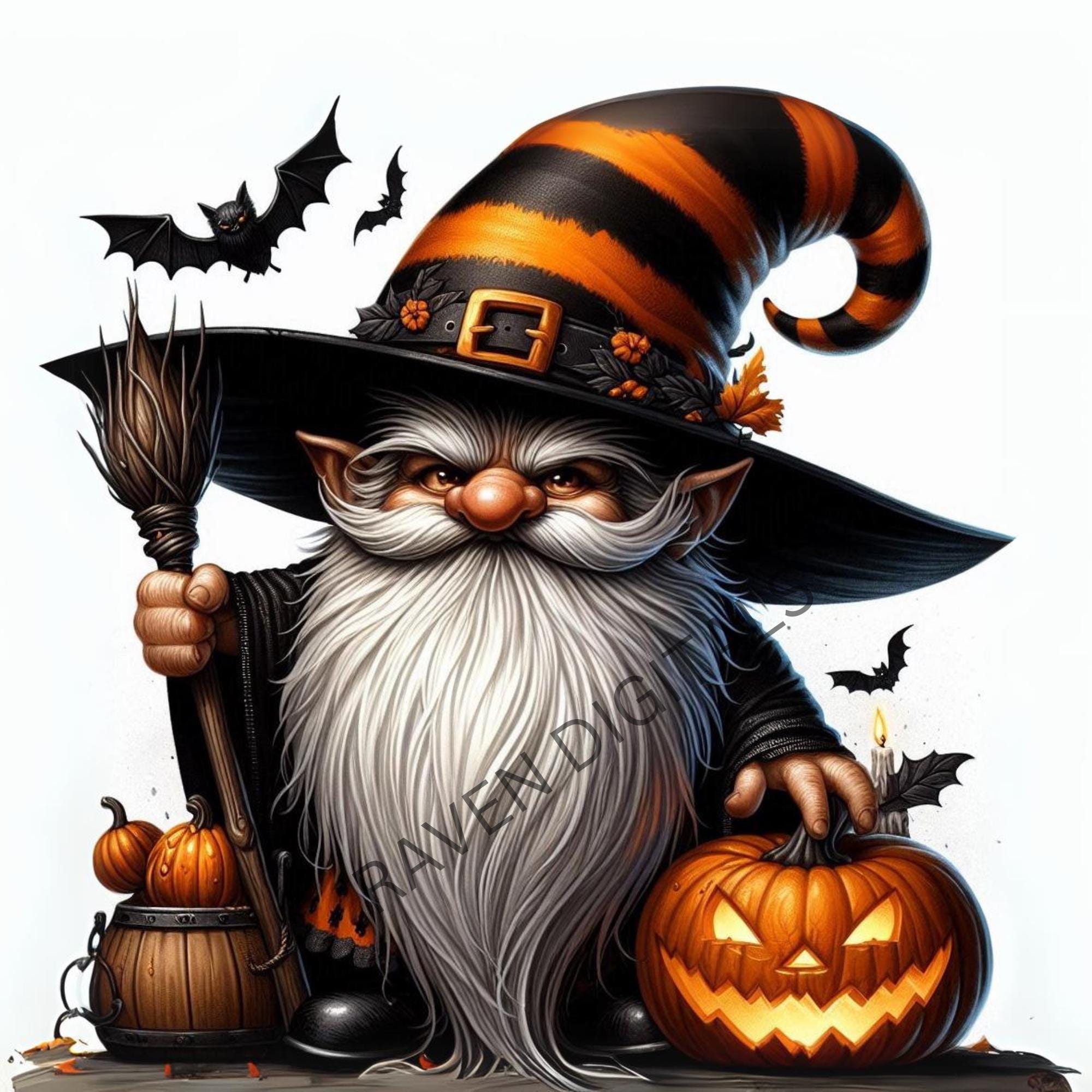 Halloween Clipart, Gnome PNG, Halloween Gnomes Clipart, Gnomes PNG ...