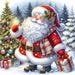 Christmas Clipart, Santa Clause PNG, North Pole, Watercolor Christmas ...