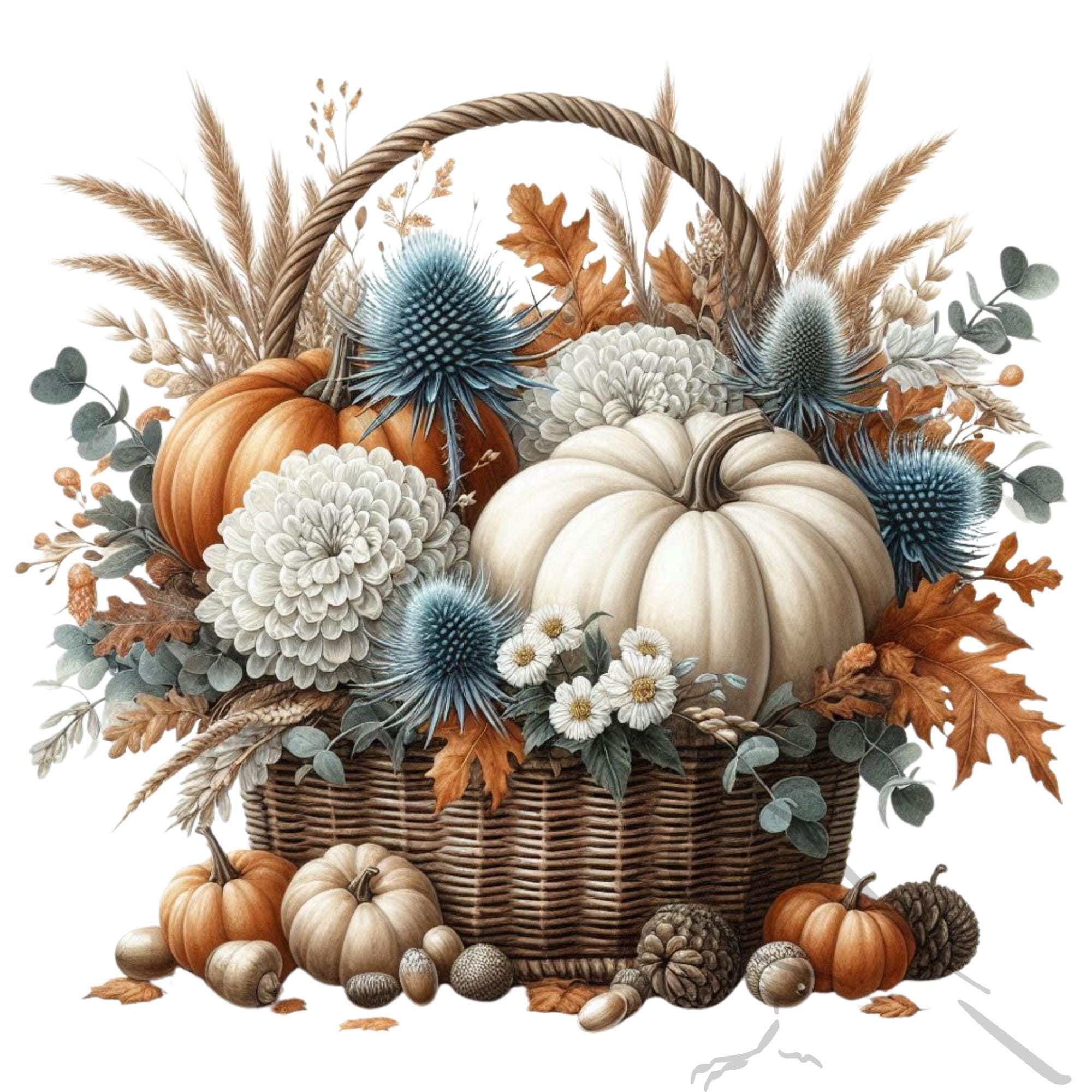 Autumn Clipart Set: Fall PNG Images for Commercial Use - Etsy