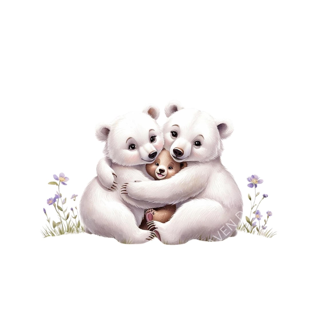 Bear Clipart Mama Bear PNG, Perfect for Your Mother's Day Creative ...