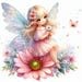 Fairy Garden , Clipart Collection - Whimsical Watercolor Flowers, 32 ...