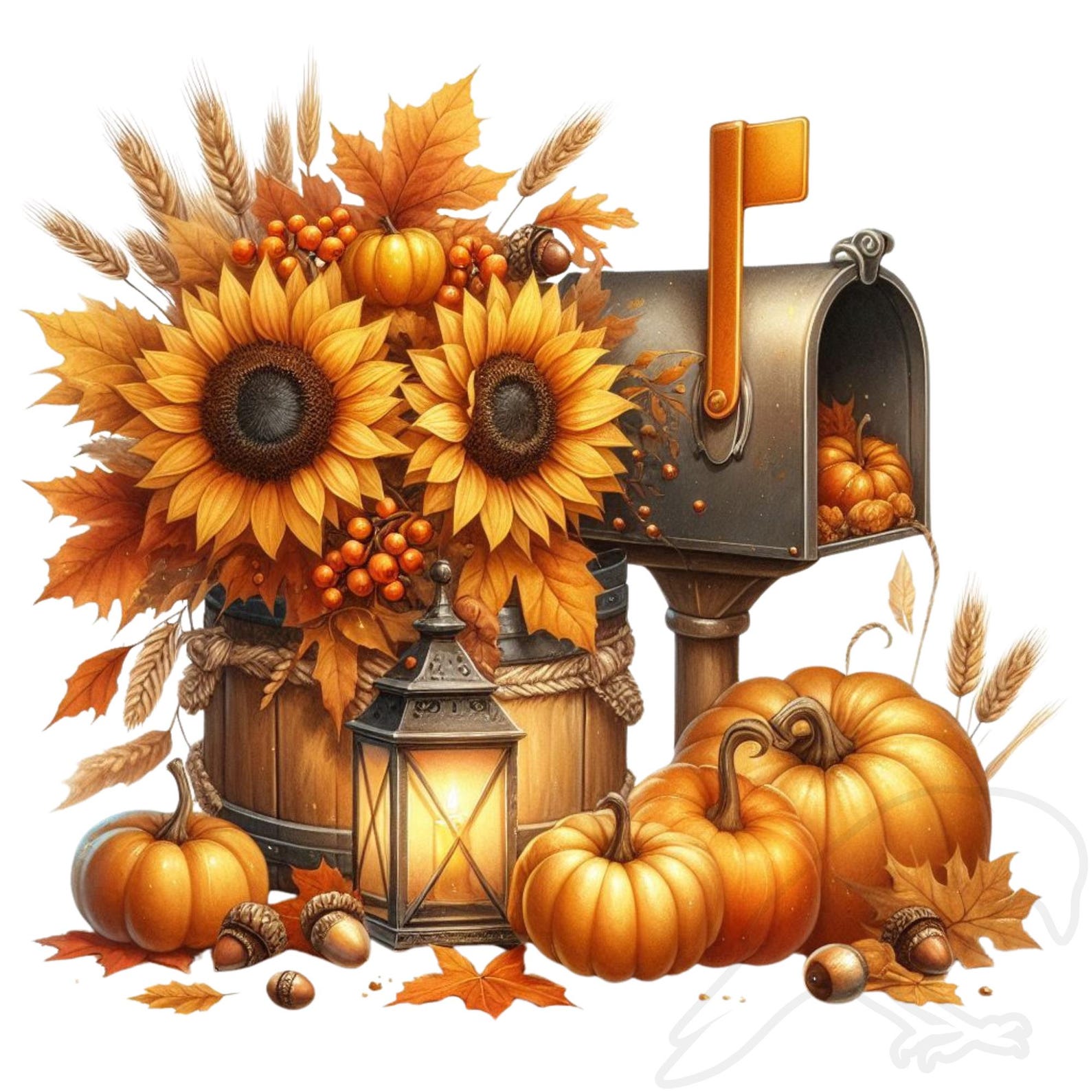 Autumn Clipart Set, Fall PNG Images, Commercial Use - Etsy