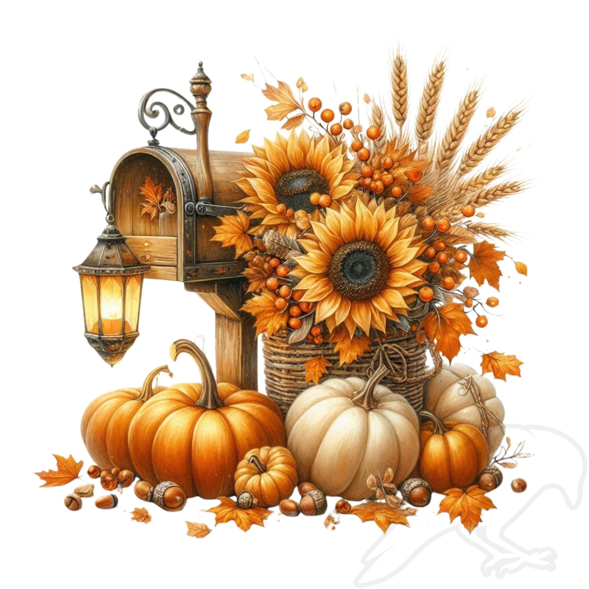 Autumn Clipart Set, Fall PNG Images, Commercial Use - Etsy