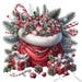 Christmas Clipart, Santa Clause PNG, North Pole, Watercolor Christmas ...