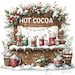 Watercolor Hot Cocoa Christmas Clipart: 10 PNG Images (digital Download ...
