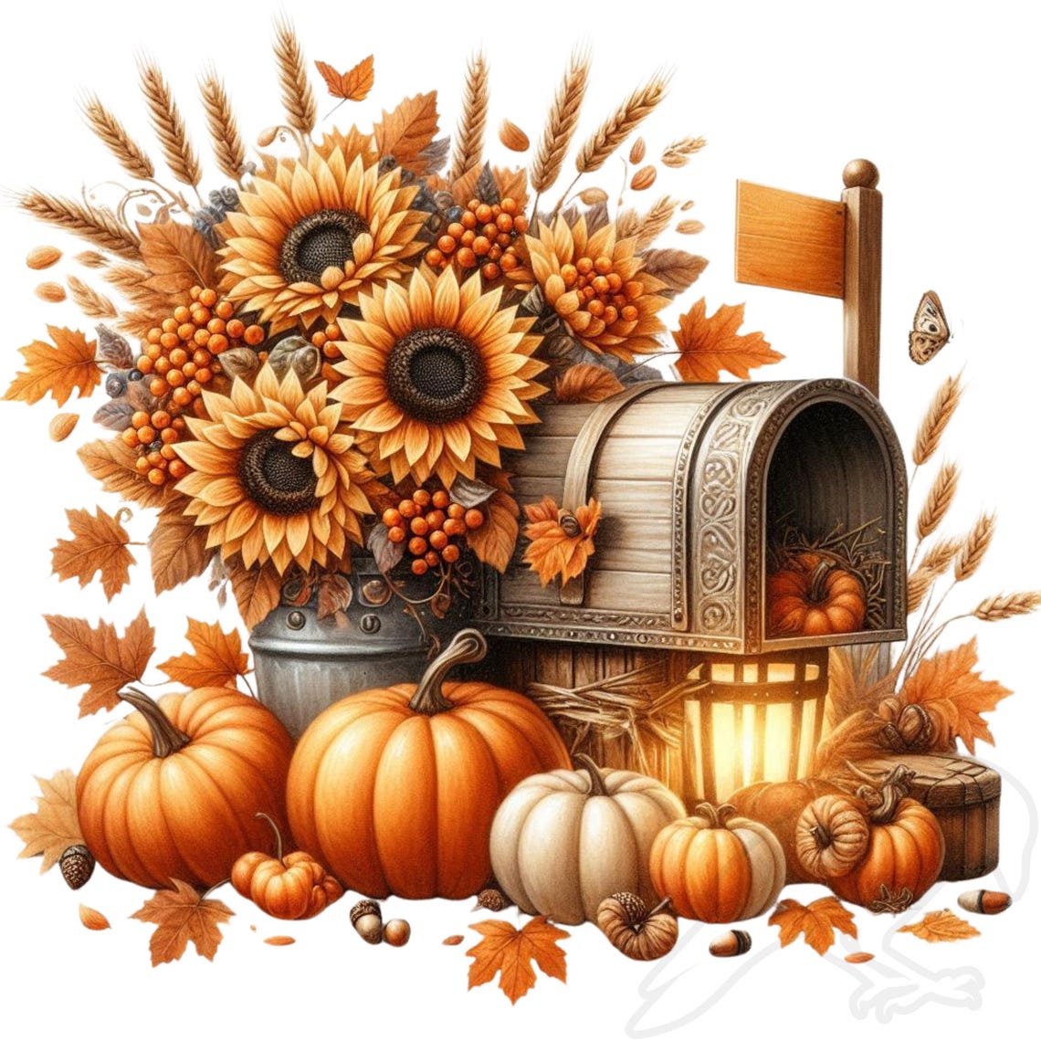Autumn Clipart Set, Fall PNG Images, Commercial Use - Etsy