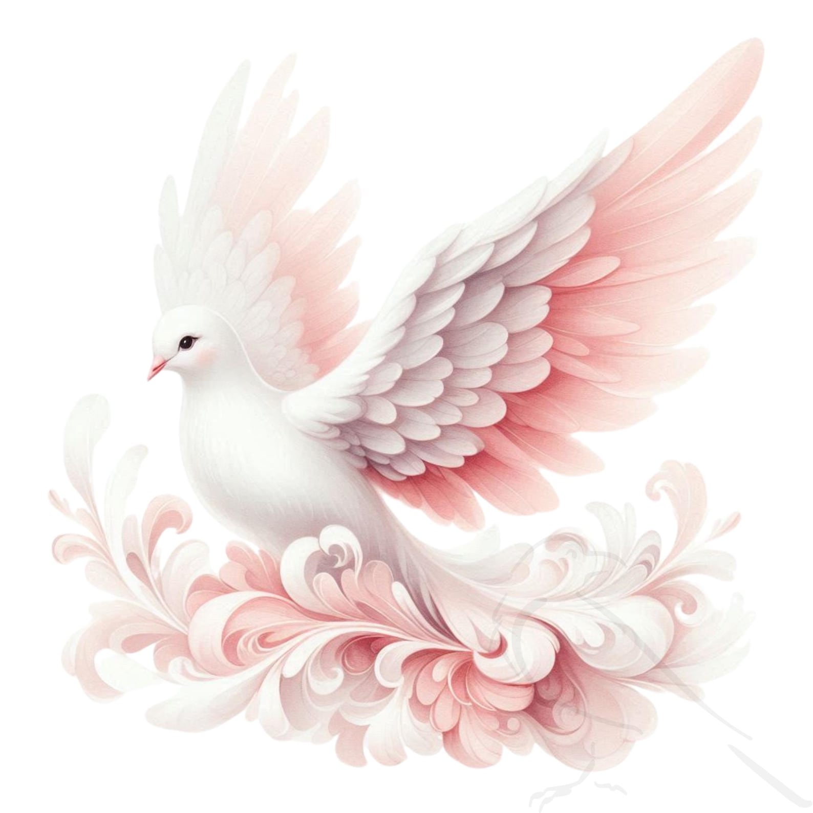 Watercolor Dove , Dove Clipart Set Bundle Instant Download, Bird ...