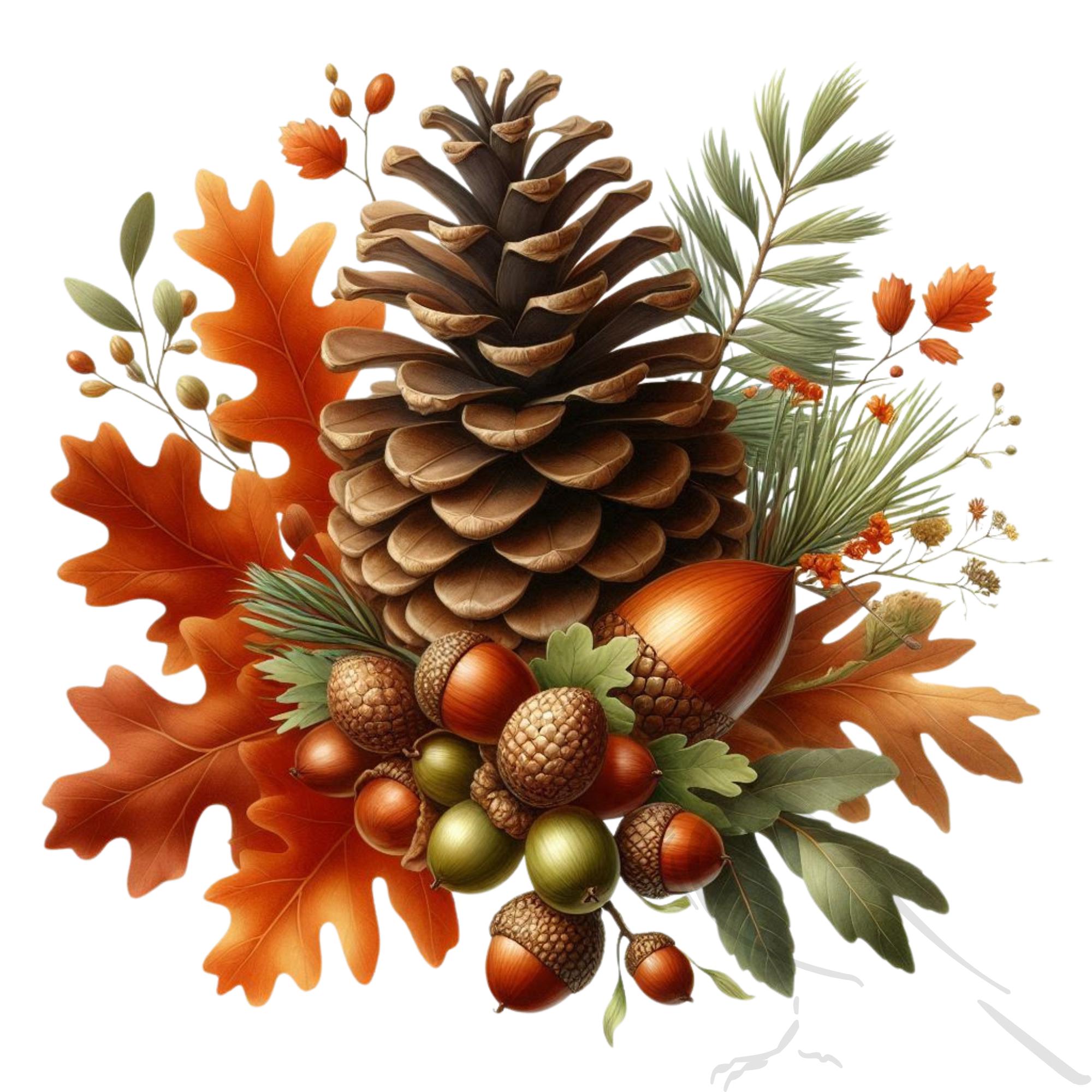 Autumn Clipart Set: 12 Fall PNG Images for Commercial Use - Etsy