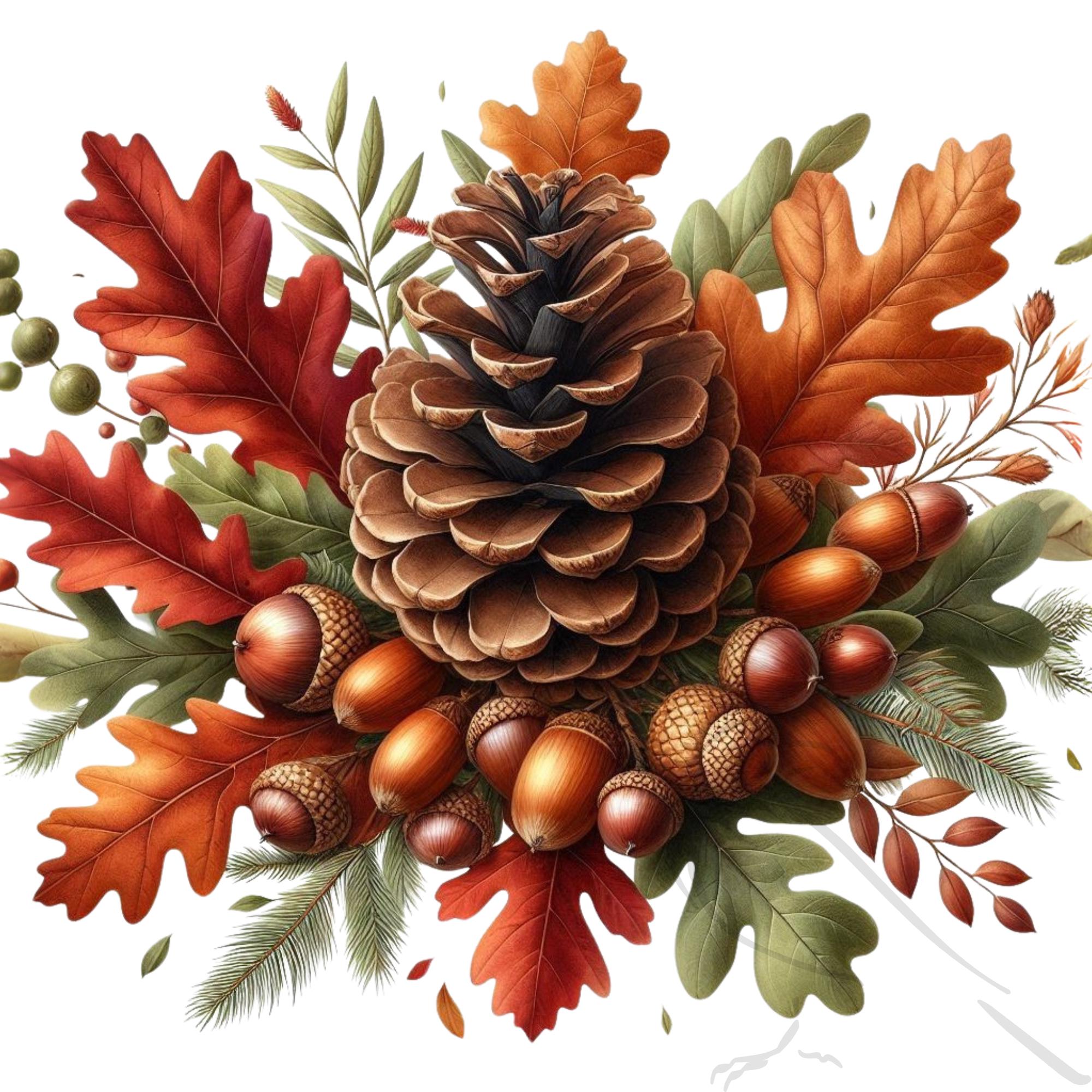 Autumn Clipart Set: 12 Fall PNG Images for Commercial Use - Etsy