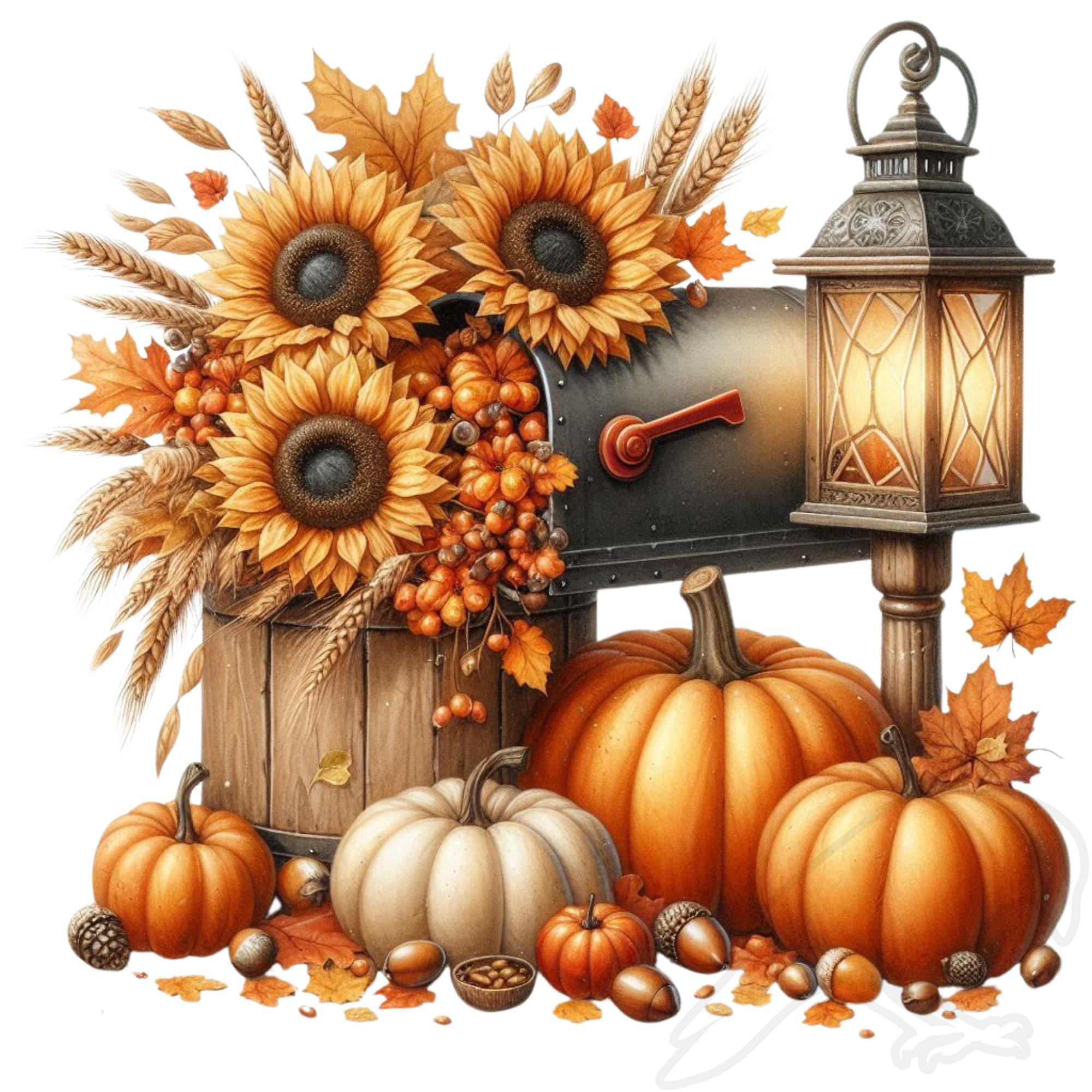 Autumn Clipart Set, Fall PNG Images, Commercial Use - Etsy
