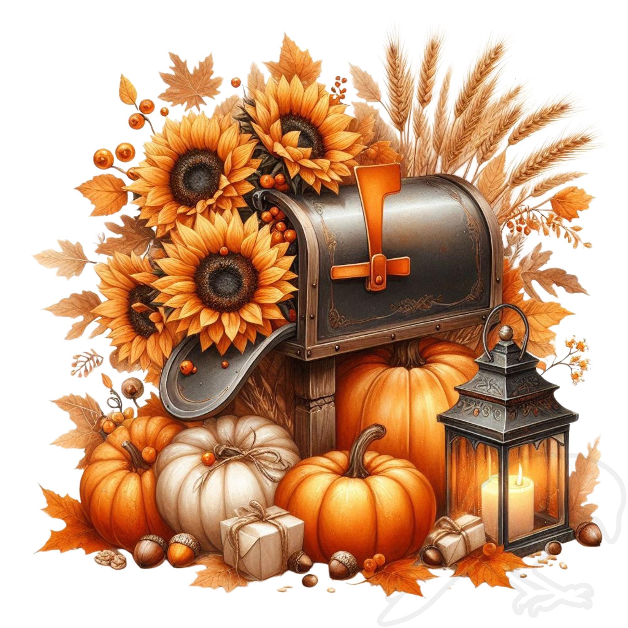 Autumn Clipart Set, Fall PNG Images, Commercial Use - Etsy