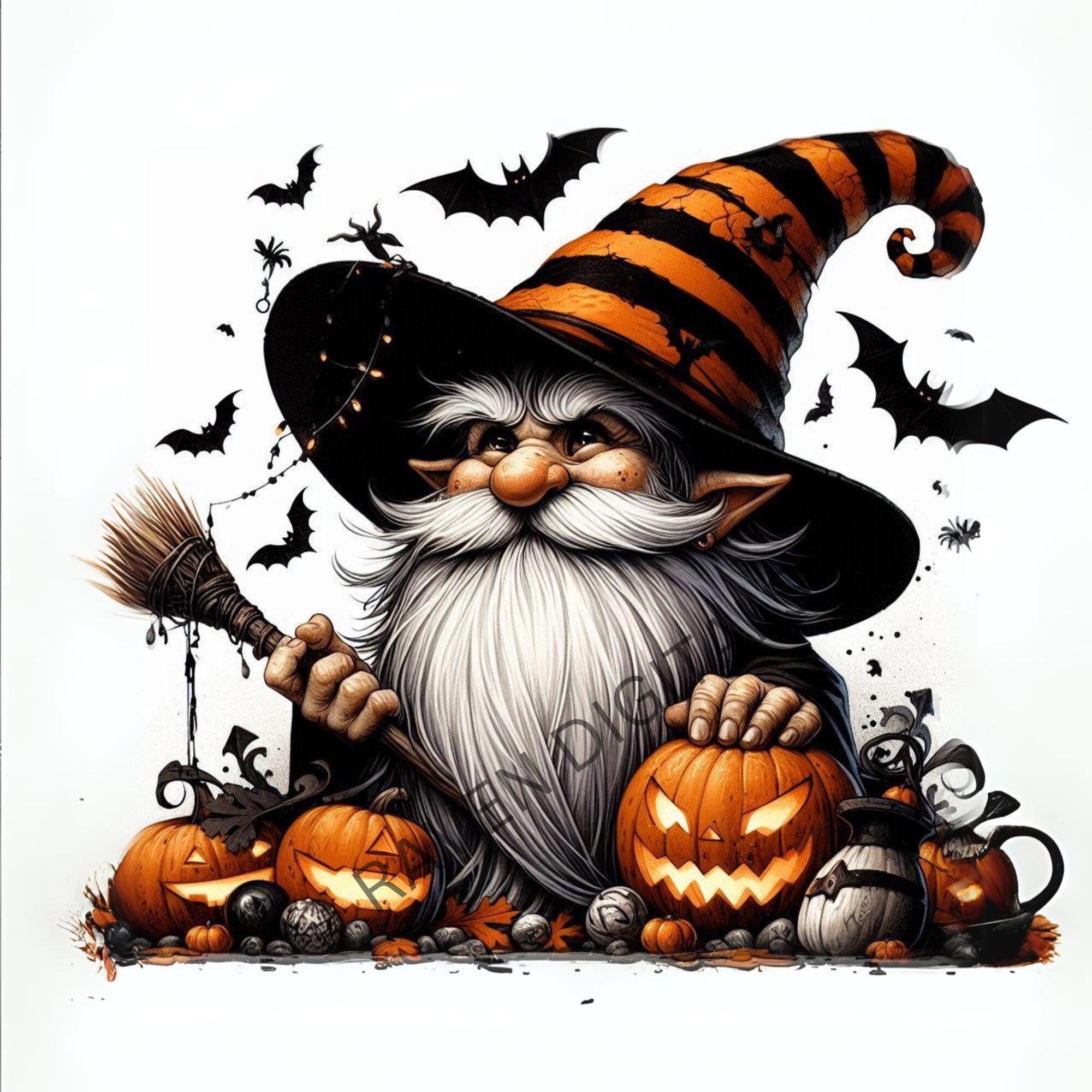 Halloween Clipart, Gnome PNG, Halloween Gnomes Clipart, Gnomes PNG ...