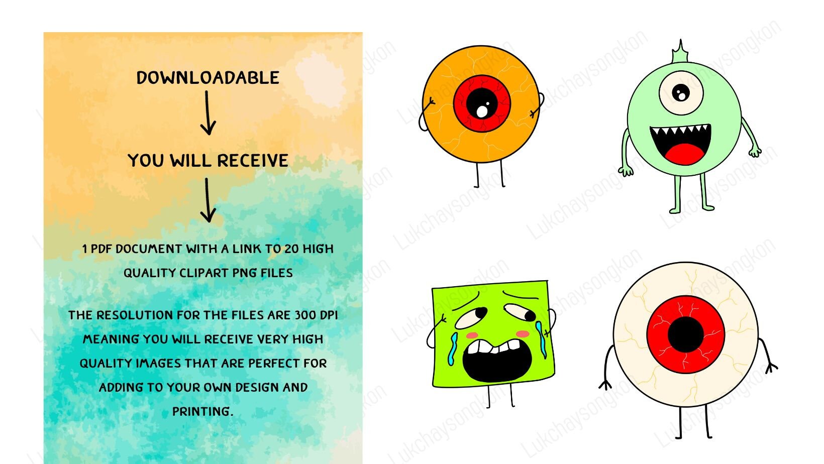 100 Face Cartoon Clip Art,100 Png Face Cartoon Digital Art,bundle ...