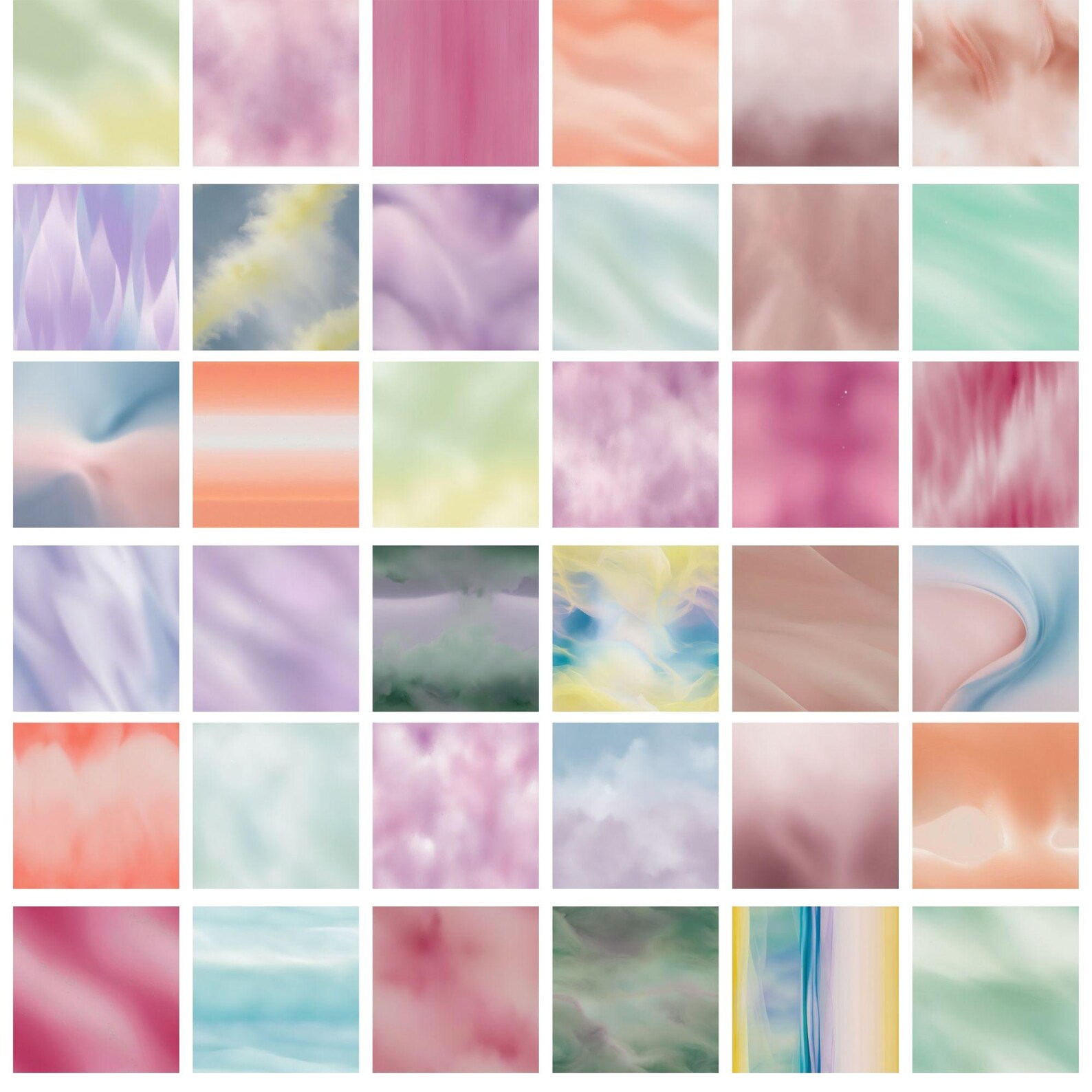 Soft Pastel Cloud Gradient Digital Papers,seamless, Pastel Coral ...