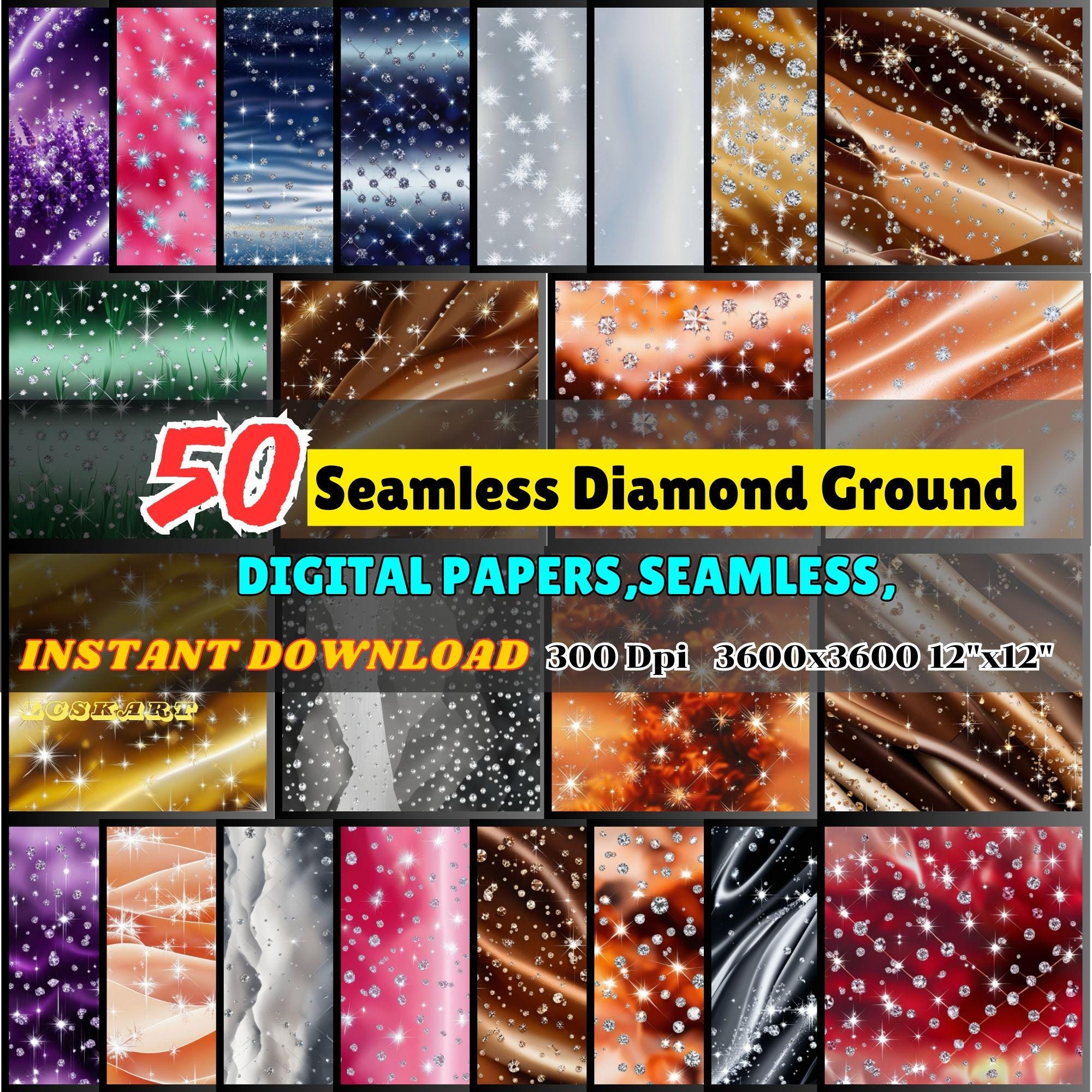 Seamless Diamond Ground Patterns Gradient Digital Papers,seamless ...