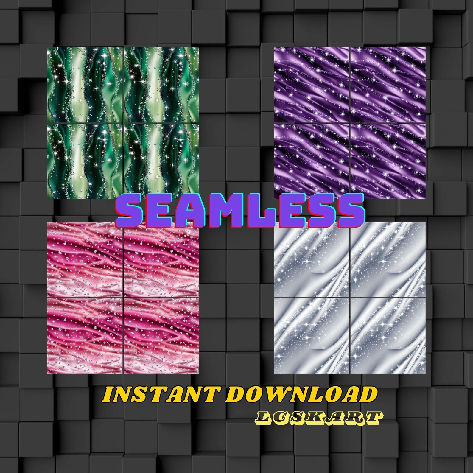Seamless Diamond Ground Patterns Gradient Digital Papers,seamless ...