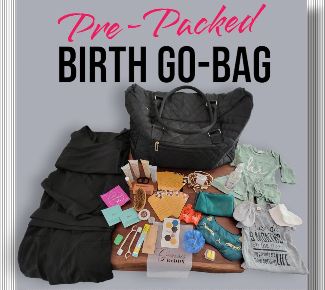 Pre-packed Labor and Delivery Birth Go-bag - Etsy