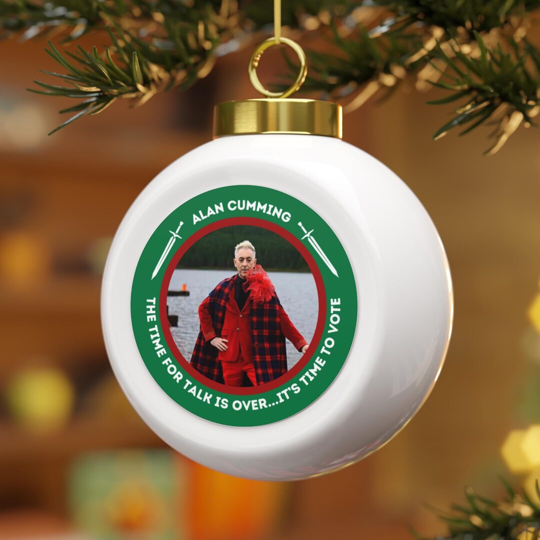 The Traitors TV Show Christmas Ornament Alan Cumming Quote Holiday Gift ...