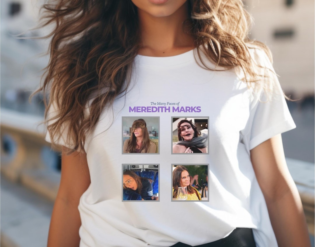 The Real Housewives Meredith Marks Faces Tee Shirt RHOSLC Fan Gift for ...