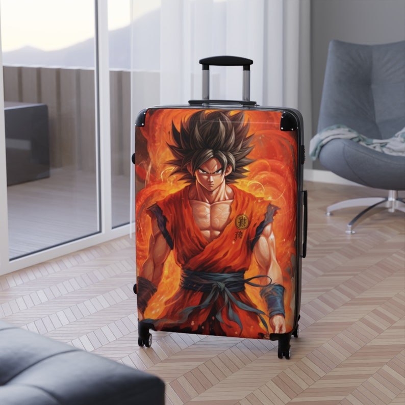Anime Character Suitcase: Hardshell Rolling Luggage - Etsy