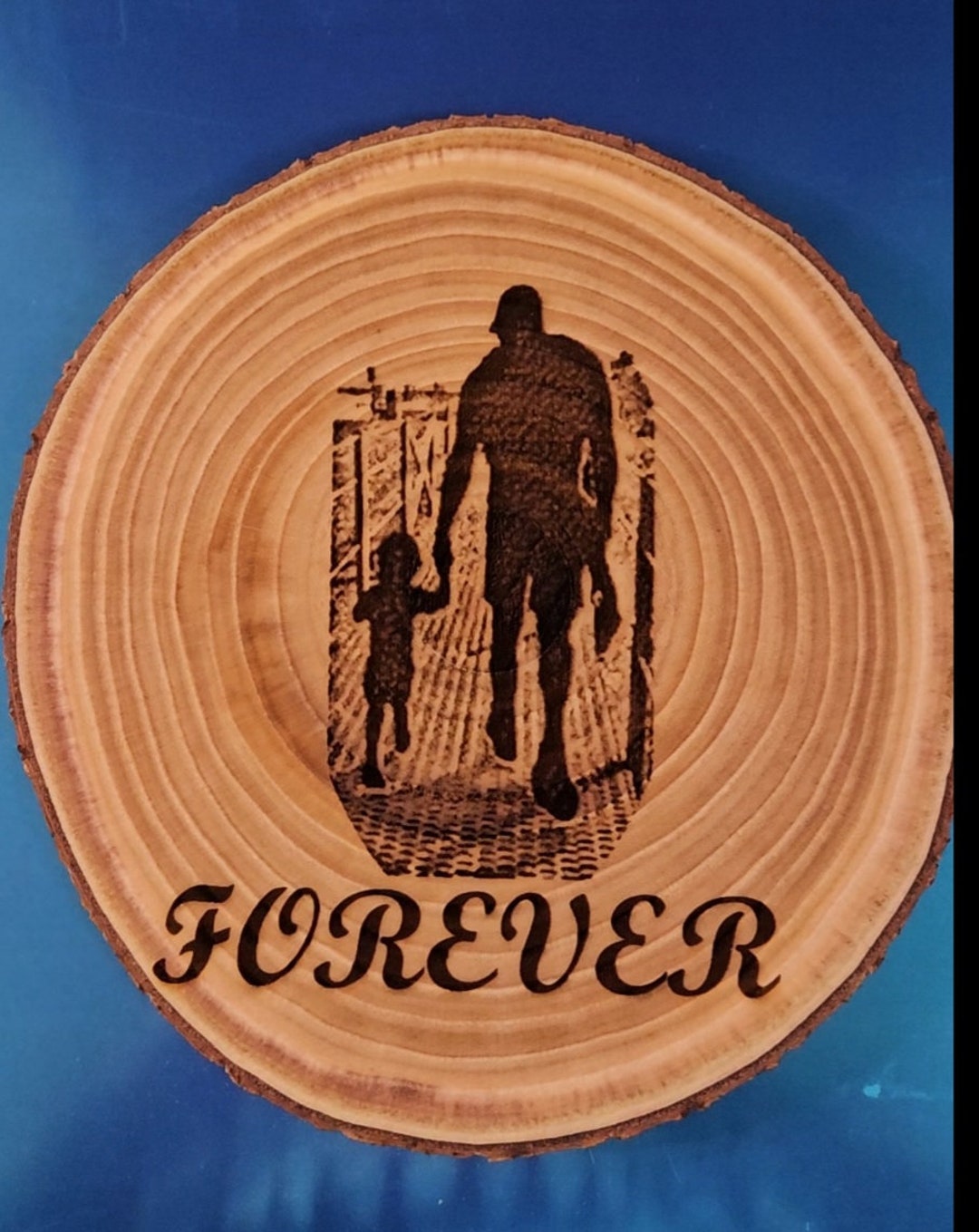Custom Beautiful Natural Log Photo Engravings - Etsy