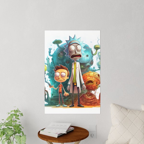 Rick and Morty Wall Decal - Etsy