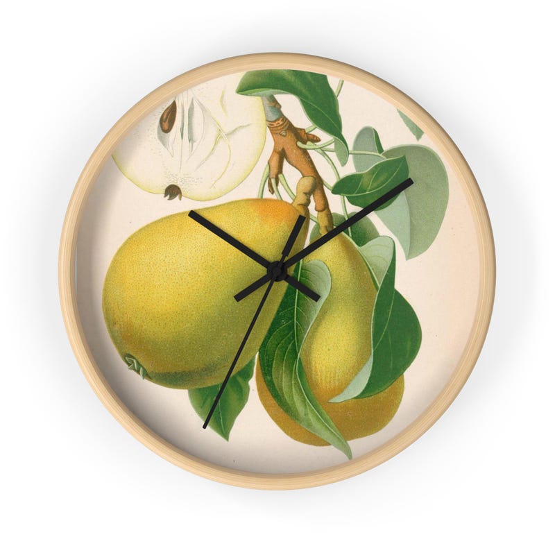 Pear Clock - Etsy