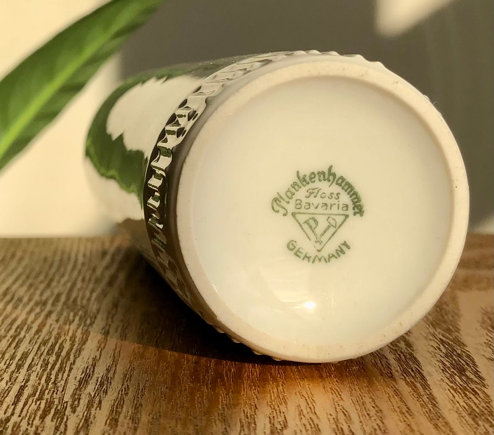 Vintage Plankenhammer Floss Bavaria Porcelain Hand Painted Vase. Made ...