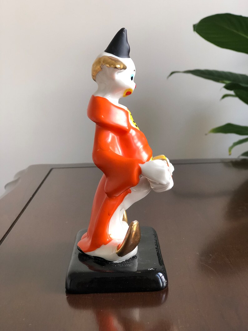 Vintage Capodimonte Clown Collectible Porcelain Figurine. - Etsy