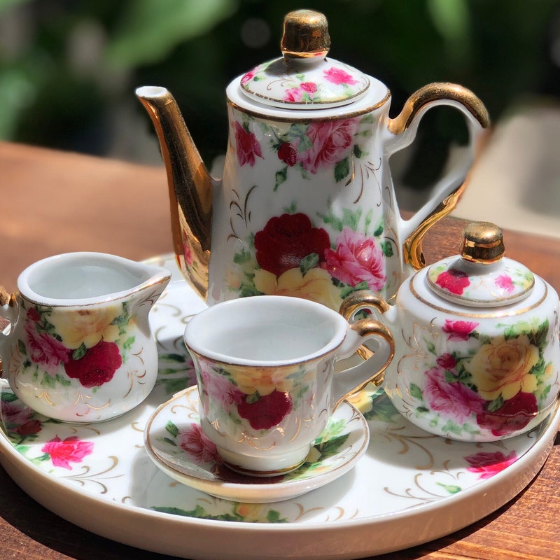 Dollhouse Tea Set - Etsy