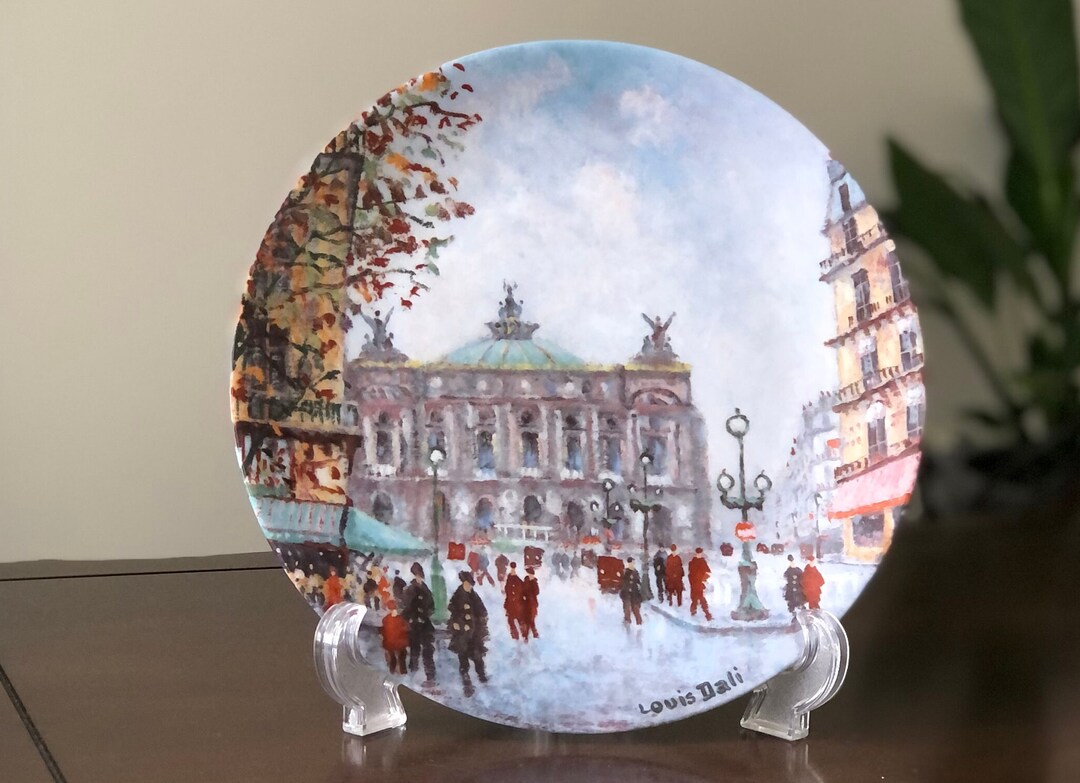 Vintage Limoges Decorative Porcelain Plate "opera" by Louis Dali ...