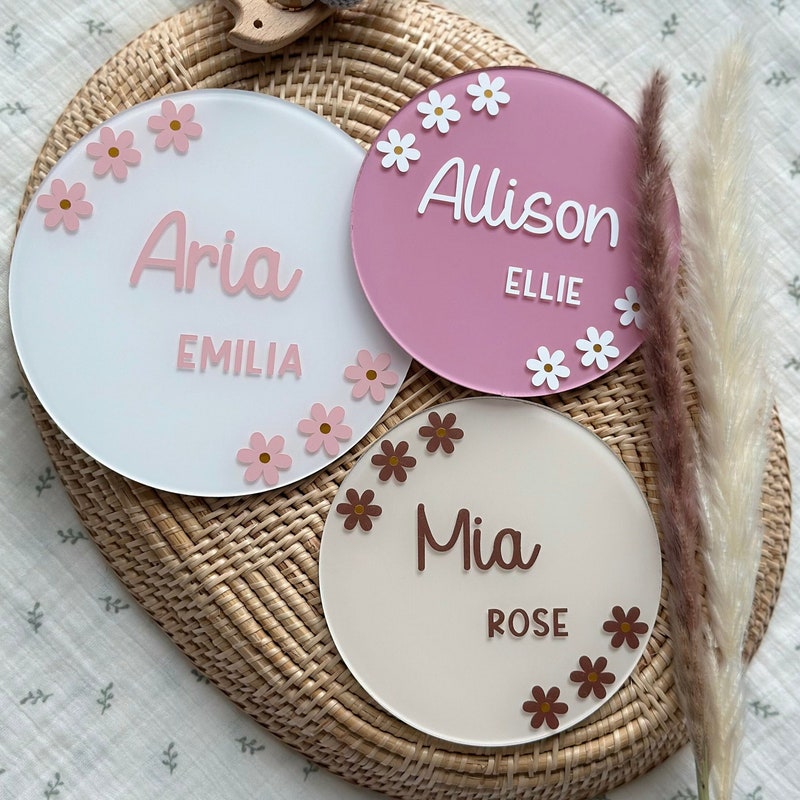 Baby Name Plaque - Etsy