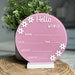 White Acrylic Sign Holder Clear Stand Party Sign Holder Wedding Sign ...