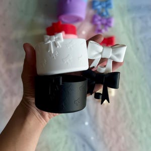Bow Tumbler Boot Cup Bottom Cover Large Bow Accessory for Cup Lover ...