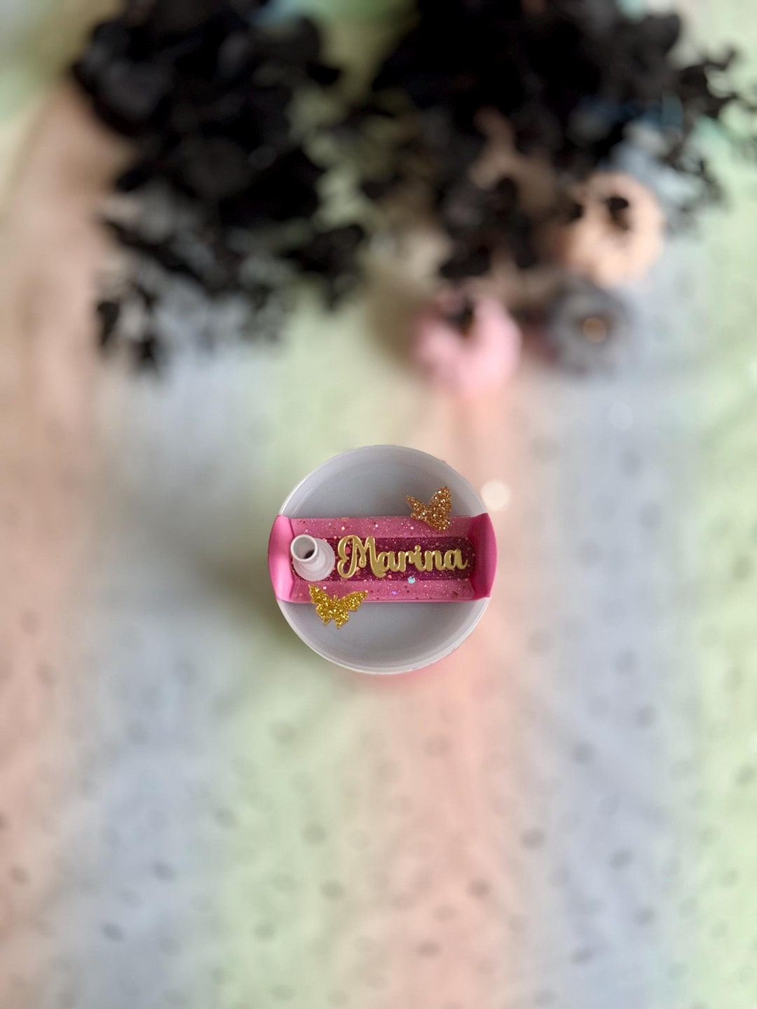 Wicked Pink Glinda Name Plate Good Witch Accessory Custom Name Tag ...