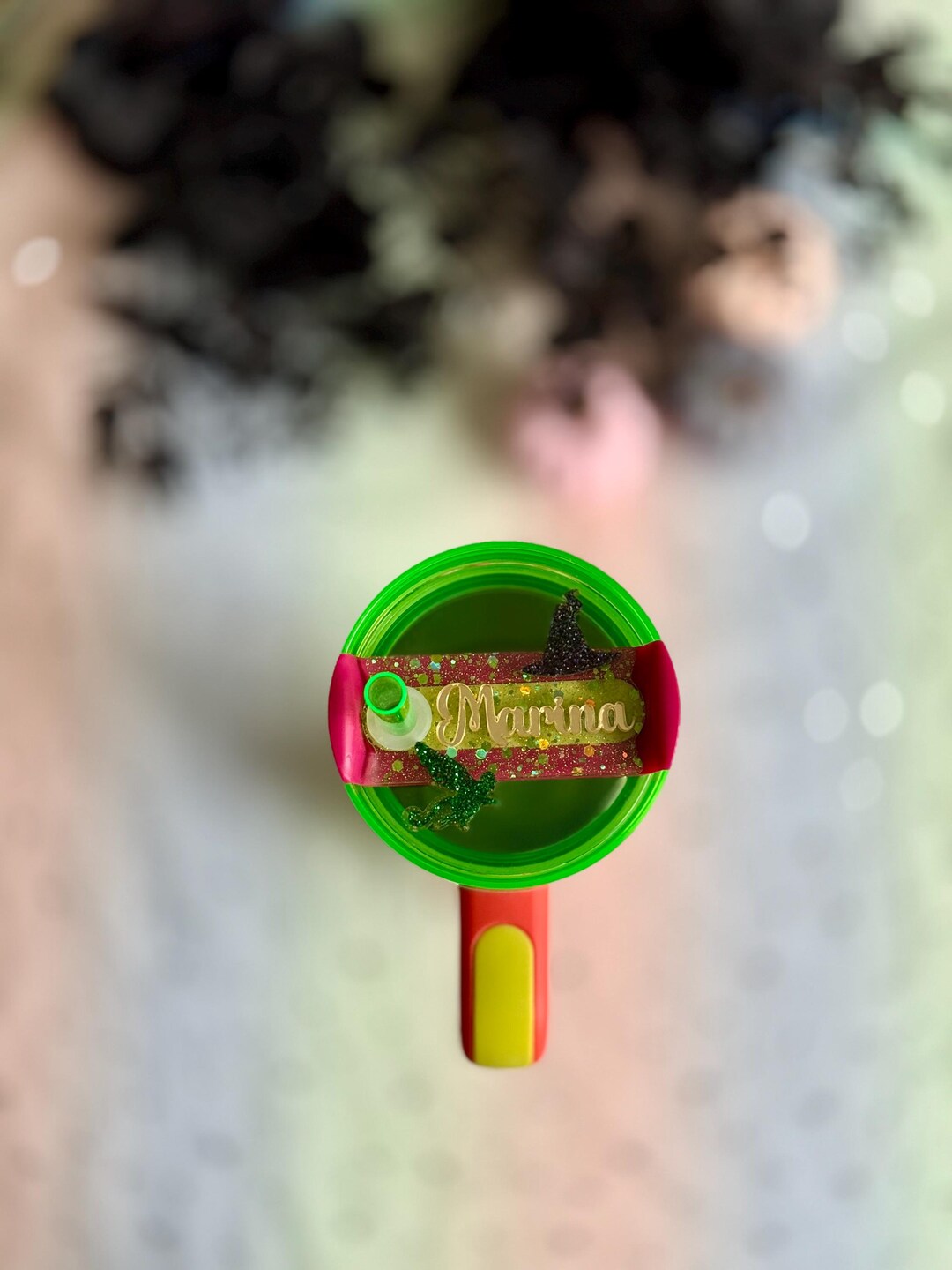 Wicked Green Elphaba Name Plate Good Witch Accessory Custom Name Tag ...