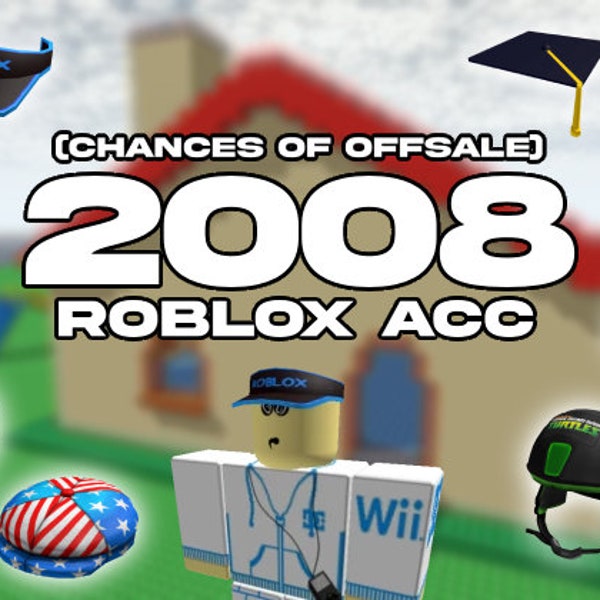 2008 Roblox Account - Etsy