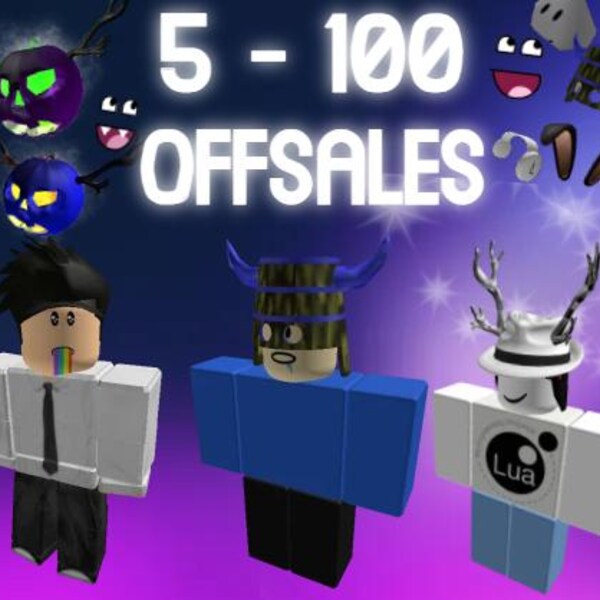 Roblox Account With Offsales - Etsy