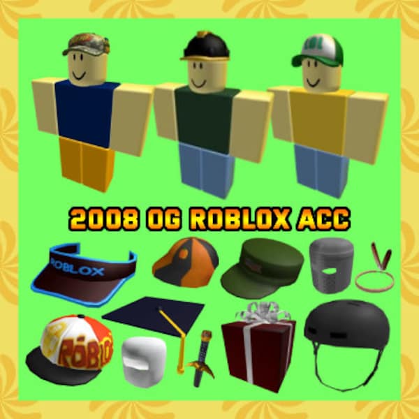 2008 Roblox Account - Etsy