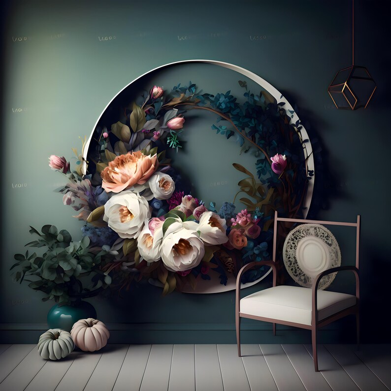 Floral Digital Backdrop for Photography | High-resolution Download ...