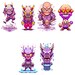 Retro 8-bit Pixel Art PNG Set 14 High-quality Characters With ...