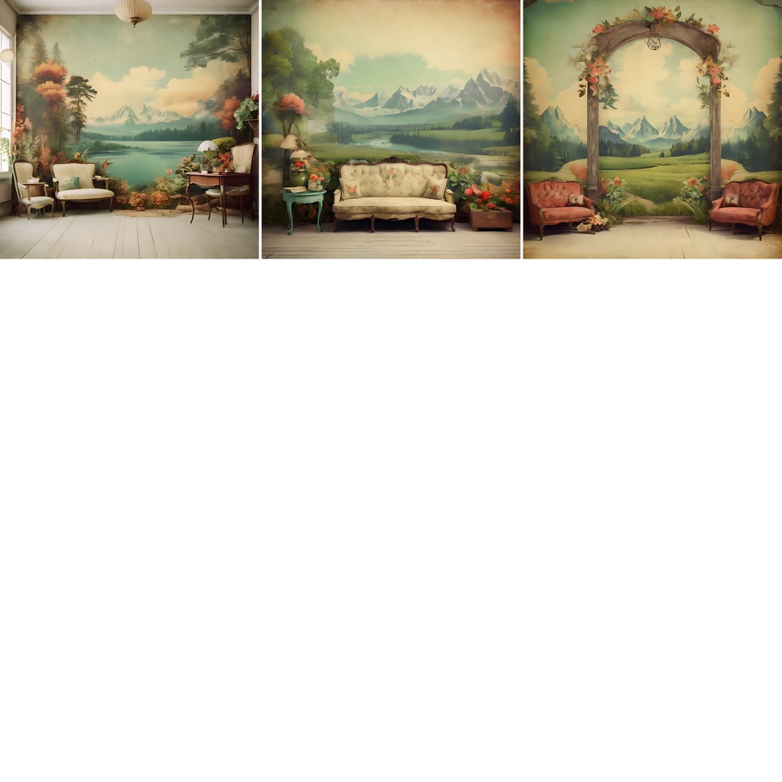 75 Vintage Digital Background PNG Files High Quality Holiday Graphic ...