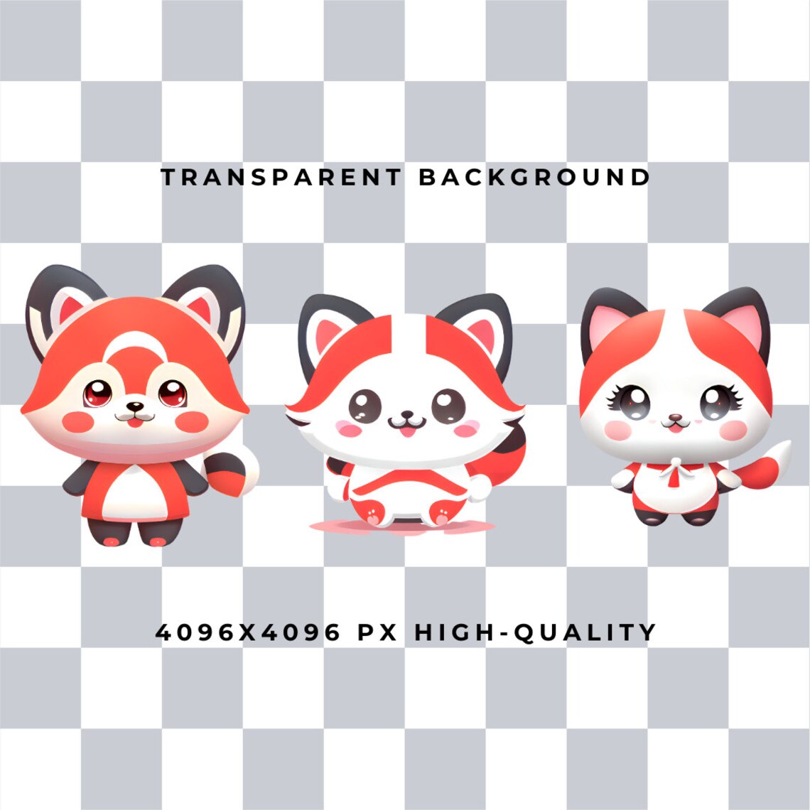 Kawaii Cats Clipart Cute Cat Clip Art Kawaii Kitten Kitty Icons Pet ...