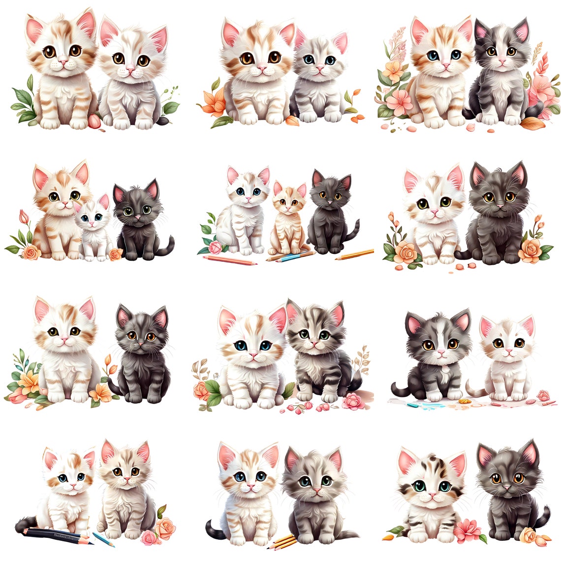 40 Cute Kitten PNG, Kitten Clipart Pngs With Transparent Background ...