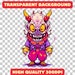 Retro 8-bit Pixel Art PNG Set 14 High-quality Characters With ...