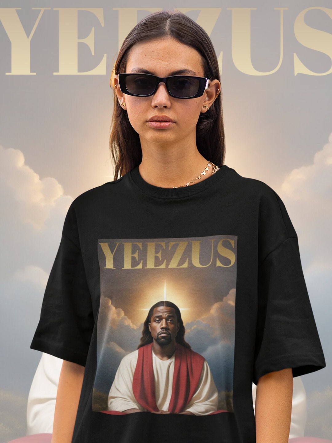 Yeezus T-shirt Funny Kanye Shirt Graphic Jesus is King - Etsy