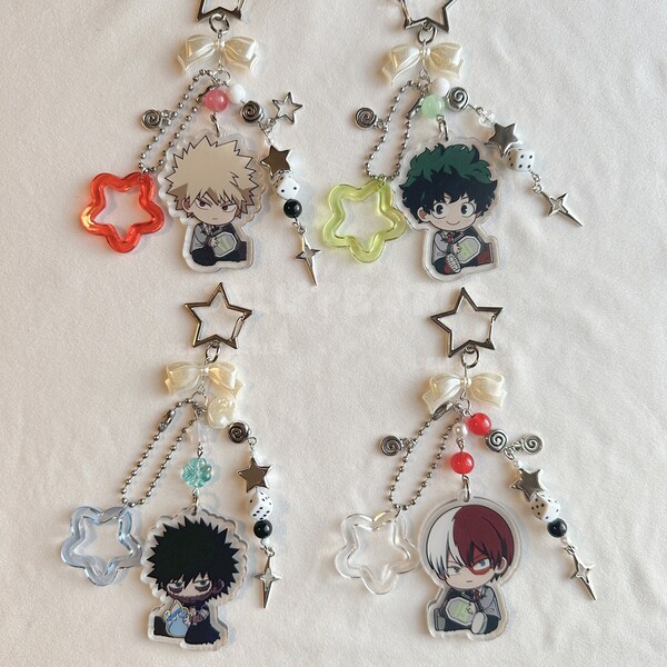 My Hero Academia Keychain - Etsy