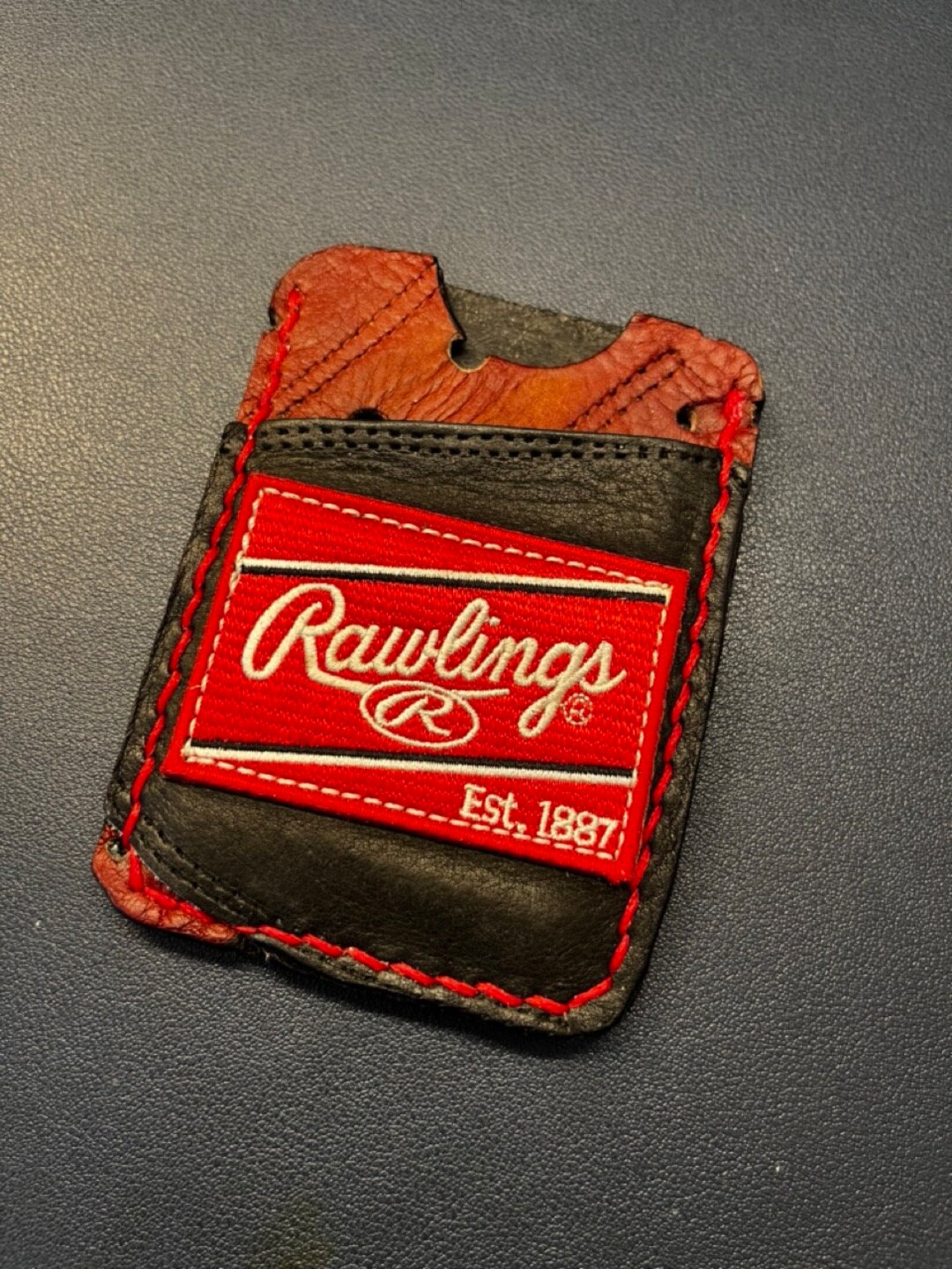 Rawlings Patch Minimalist Baseball Glove Wallet Card Holder - Etsy