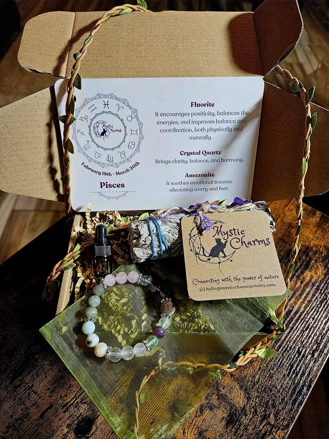 Charm Zodiac Wellness Box - Etsy