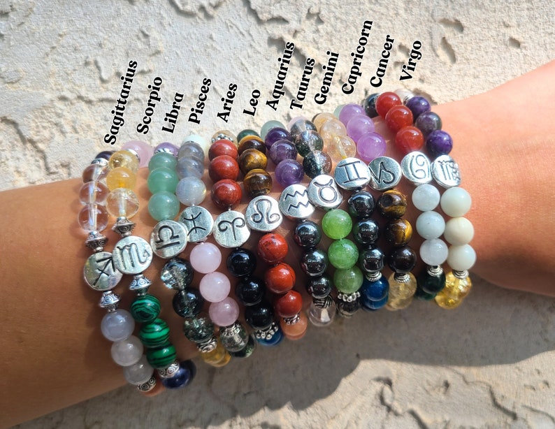 Zodiac Bracelet Gift - Etsy